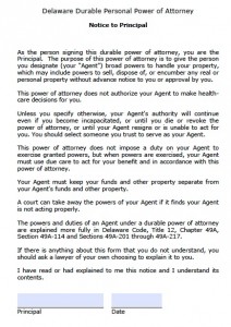 Free Delaware Durable Power of Attorney Form – PDF Template